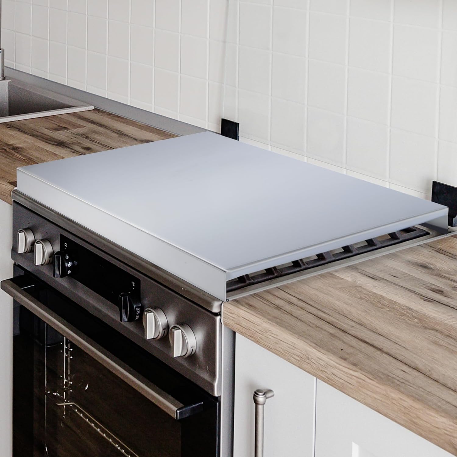 Amazon.com: Gtouse Stainless Steel Gas Stove Top Cover Noodle Boards ...