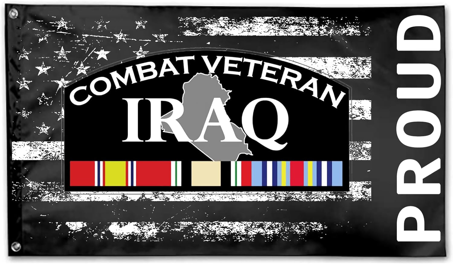 Amazon.com: Iraq Combat Veteran Flag 3x5 For Outdoors