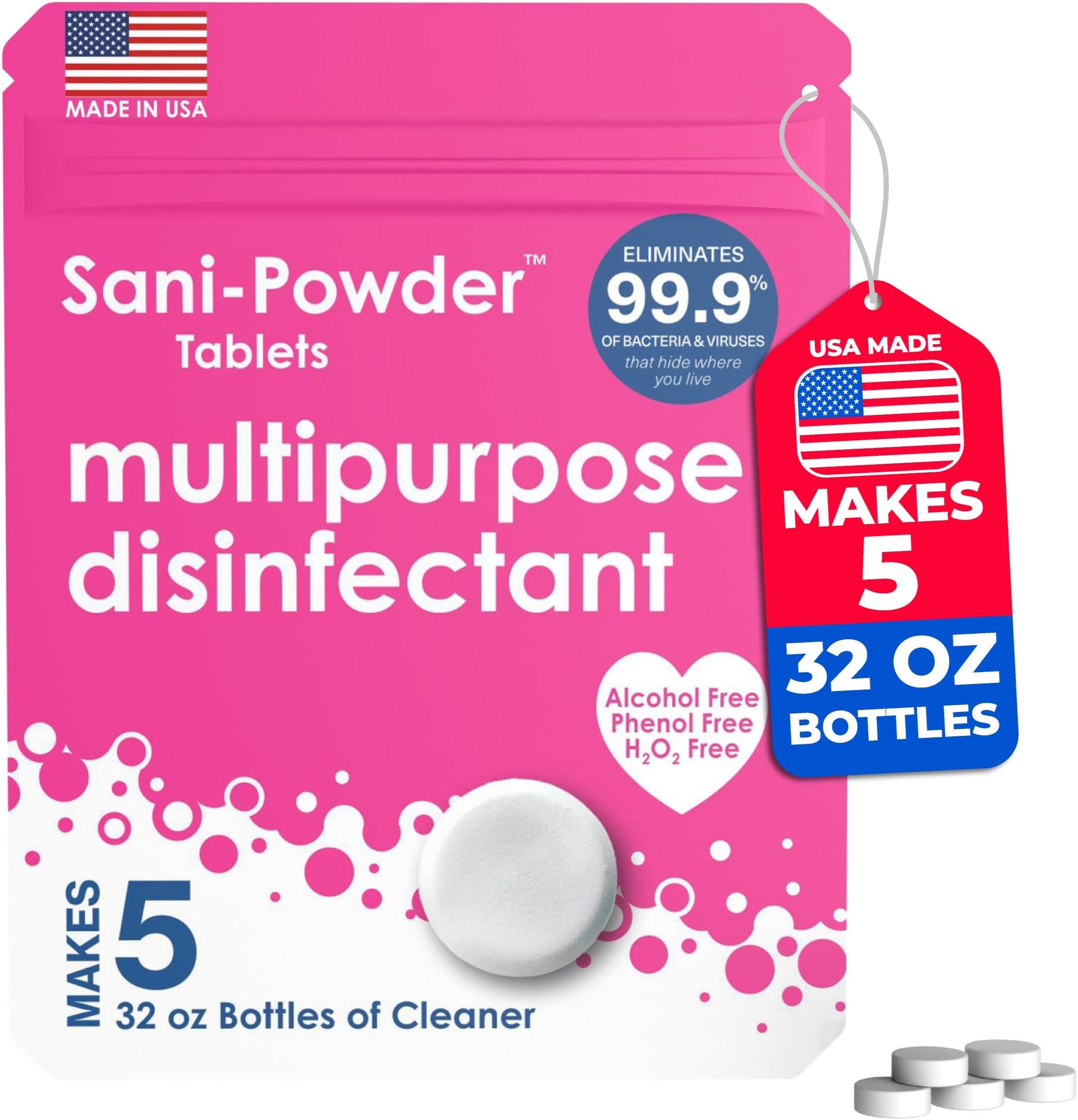 Amazon.com: PURE & CLEAN Multi Surface Cleaner Hypochlorous Acid ...