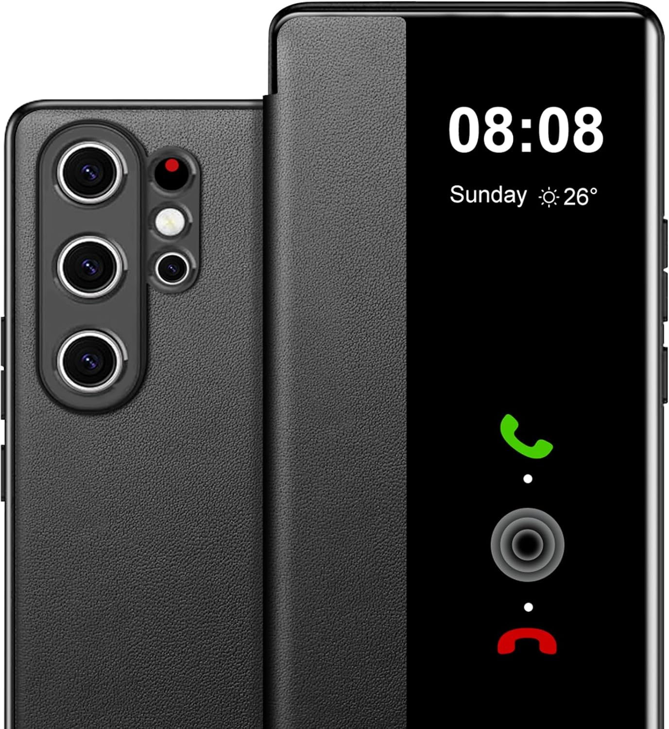 Custodia per Samsung Galaxy S25 Ultra Custodia S View, Clear View Flip ...