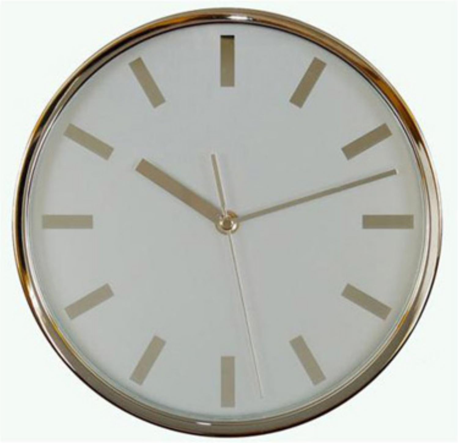 Amazon.com: Ashton Sutton Wall Clock, Silver Case : Home & Kitchen