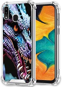 Amazon.com: DAFEI Transparent Phone Case for Samsung Galaxy A01 A10 A11 A20/30 A21 A31 A32 A41 ...