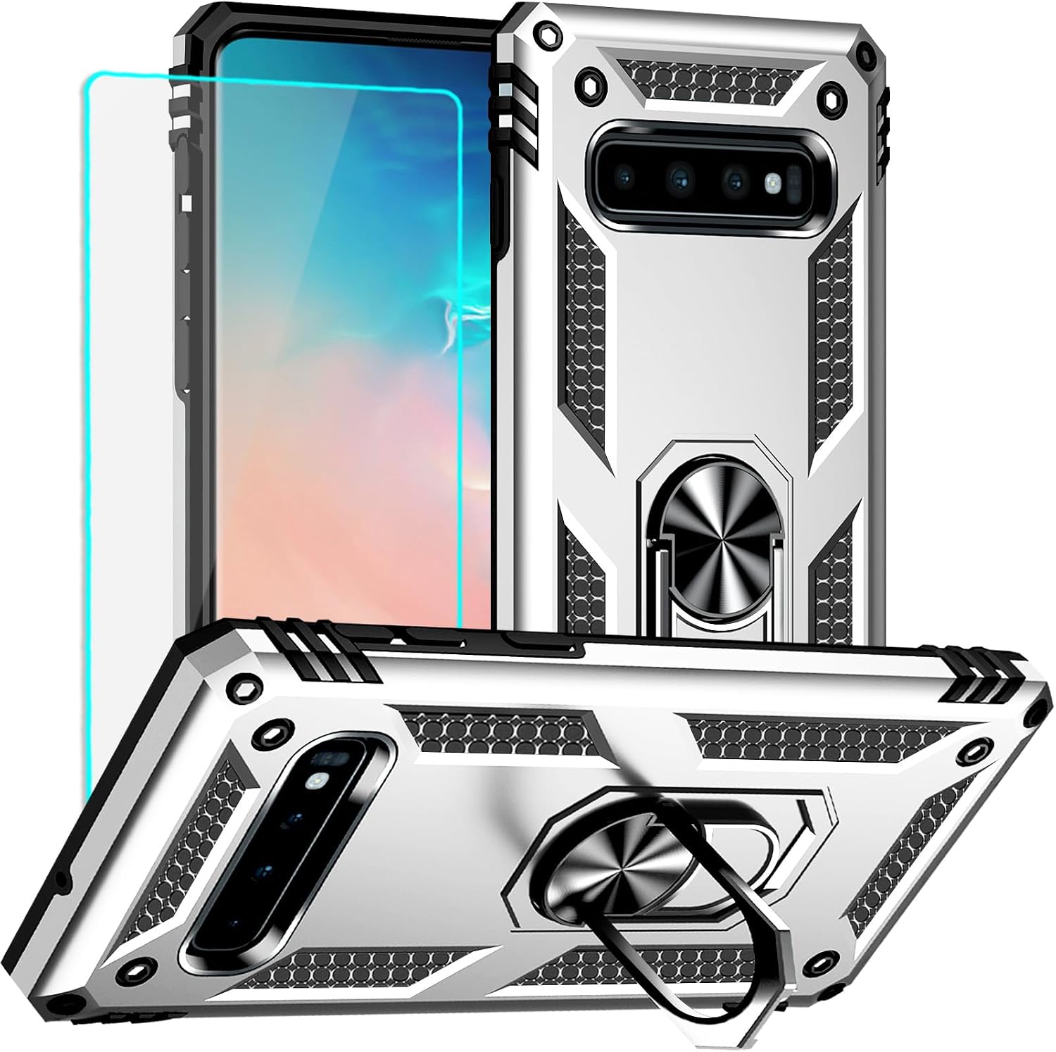 Amazon.com: for Galaxy S10 Case: Samsung Galaxy S10 Case with HD Screen ...