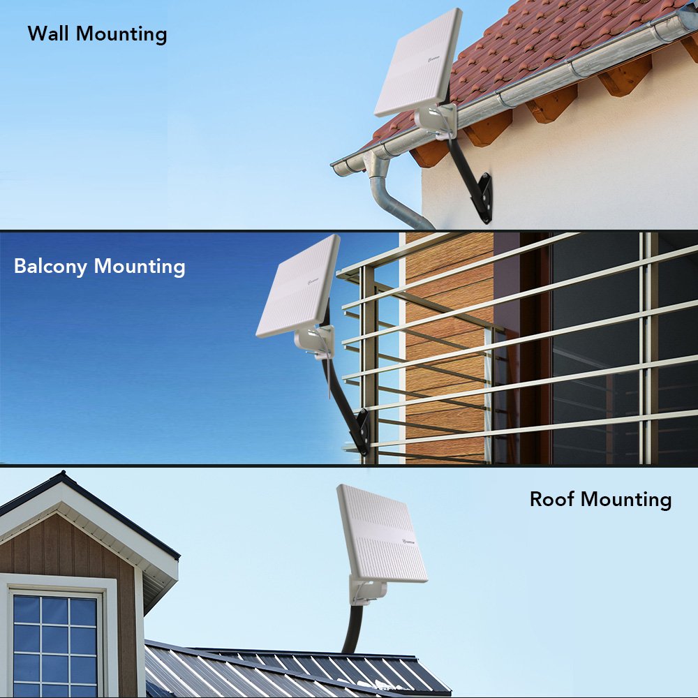 Snapklik.com : J Pole - Antop 19" Adjustable Outdoor TV Antenna Mount ...