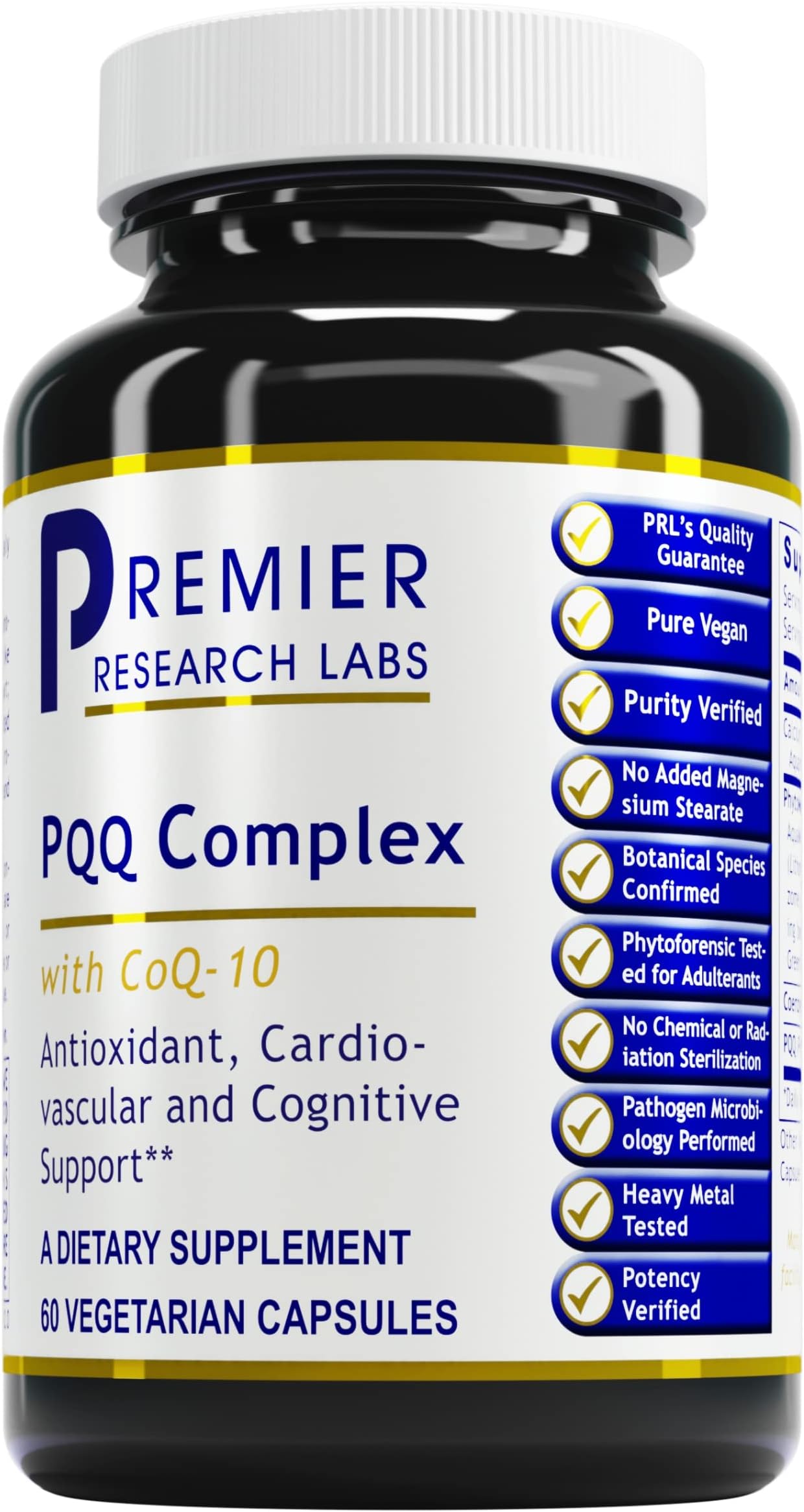 Amazon.com: Premier Research Labs Premier PQQ Complex with CoQ10 ...