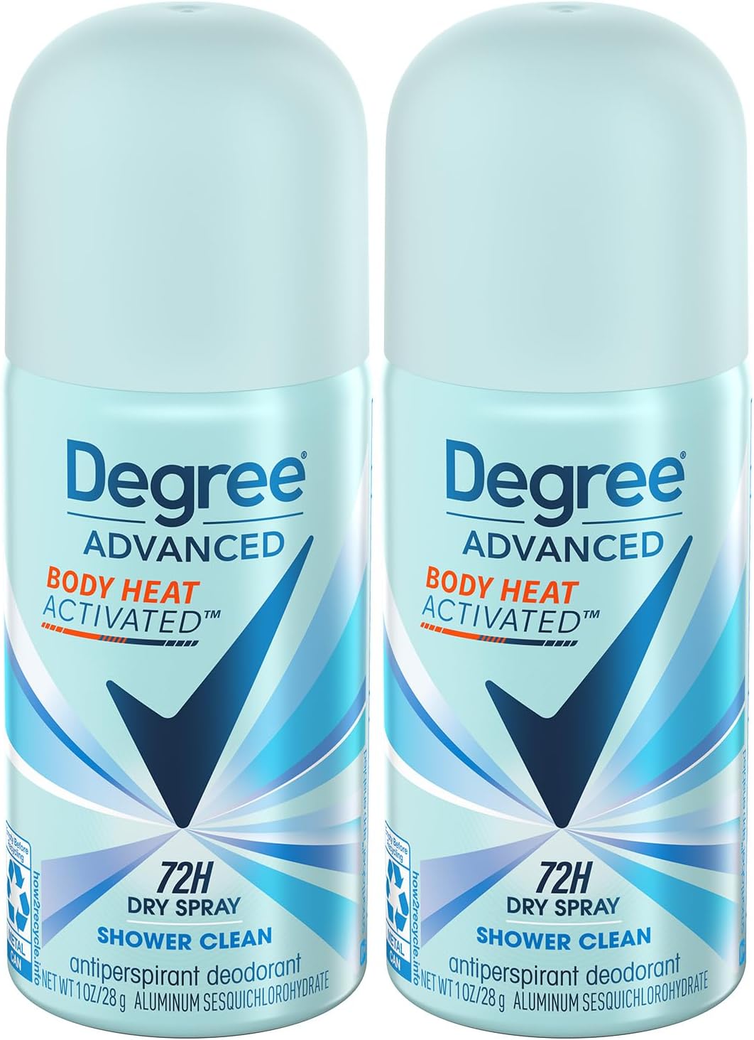 Amazon.com : Degree Advanced Antiperspirant Deodorant Spray, Shower ...