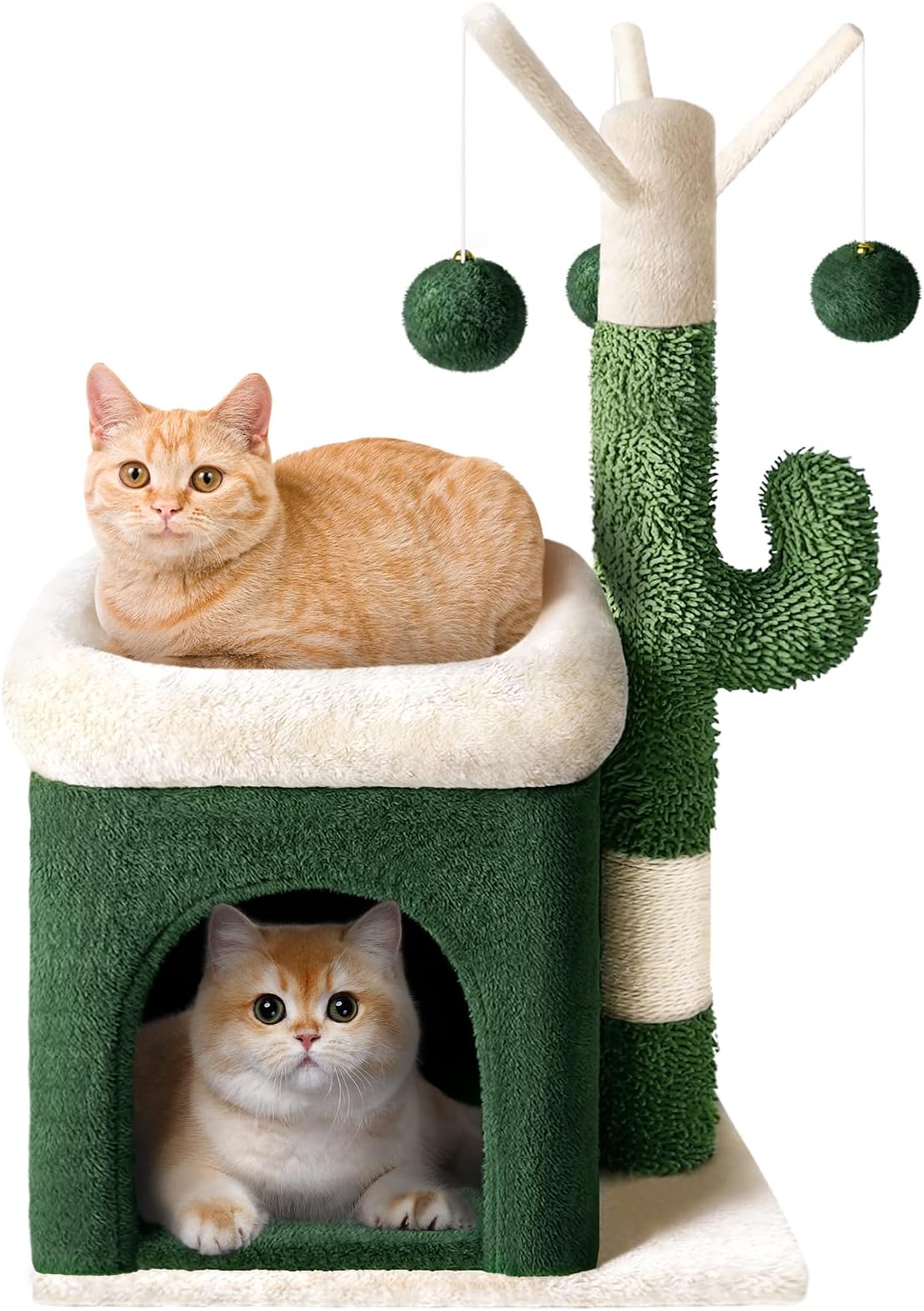 Amazon.com : LIOOPET Cactus Cat Tree for Indoor Cats,30" Small Cat ...