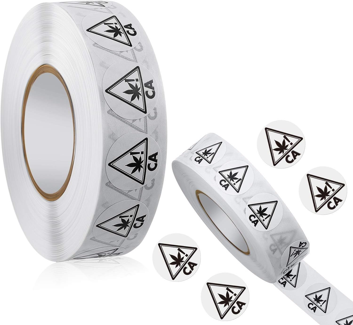 Buy 1500 Pieces California Warning Labels Stickers Black Universal ...