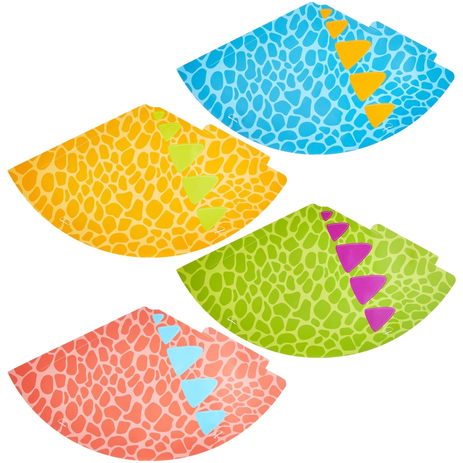 Snapklik.com : Dinosaur Party Hats - 24 Pack, Multicolor T-Rex Cone ...
