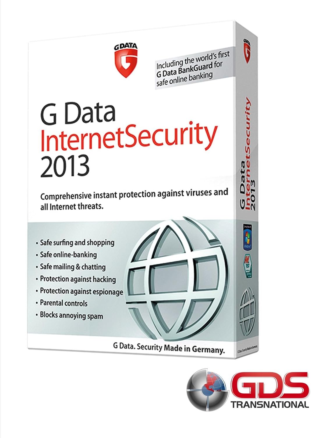 Amazon.com: G Data Internet Security 2013 3pc,1yr * ESD * Electronic ...