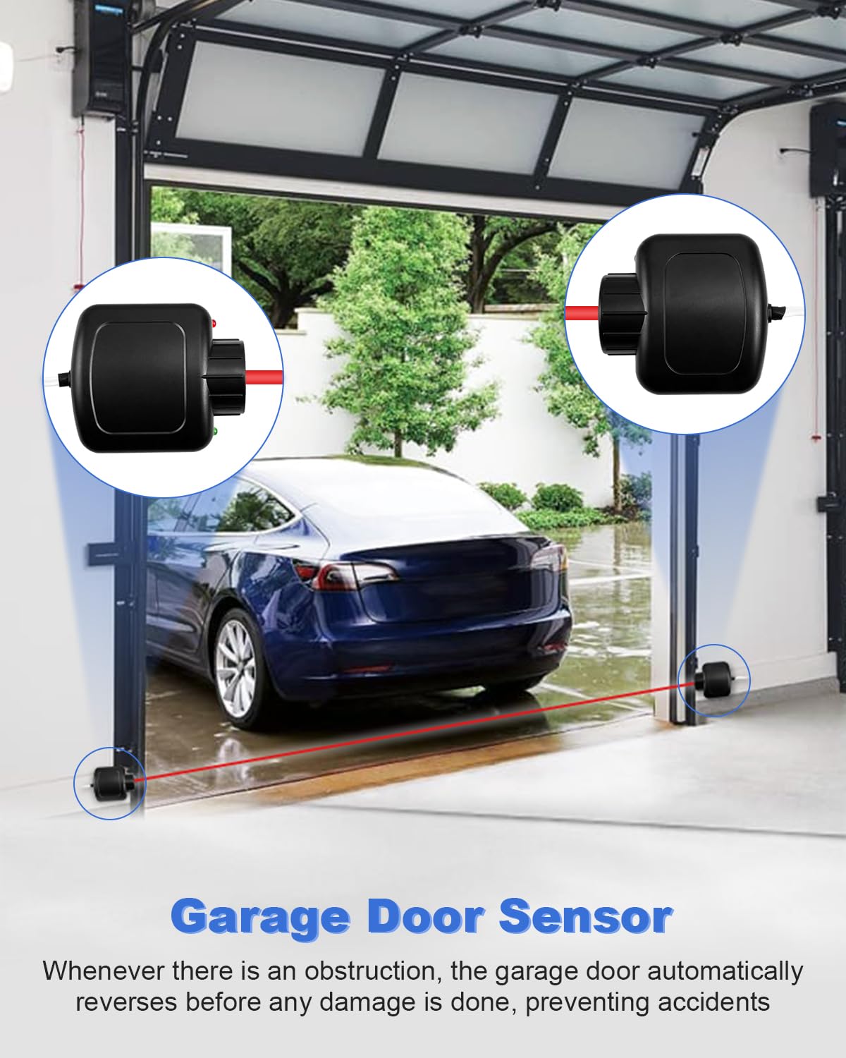 Parking Garage Door Sensor STKR Concepts 00135 Side Garage Parking