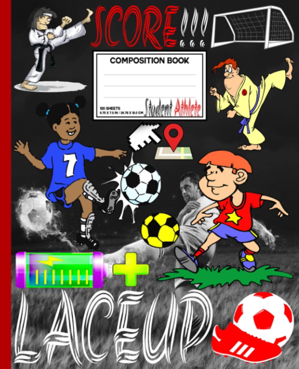 Student Athlete Soccer Composition Book: Notebook Journal for Soccer ...