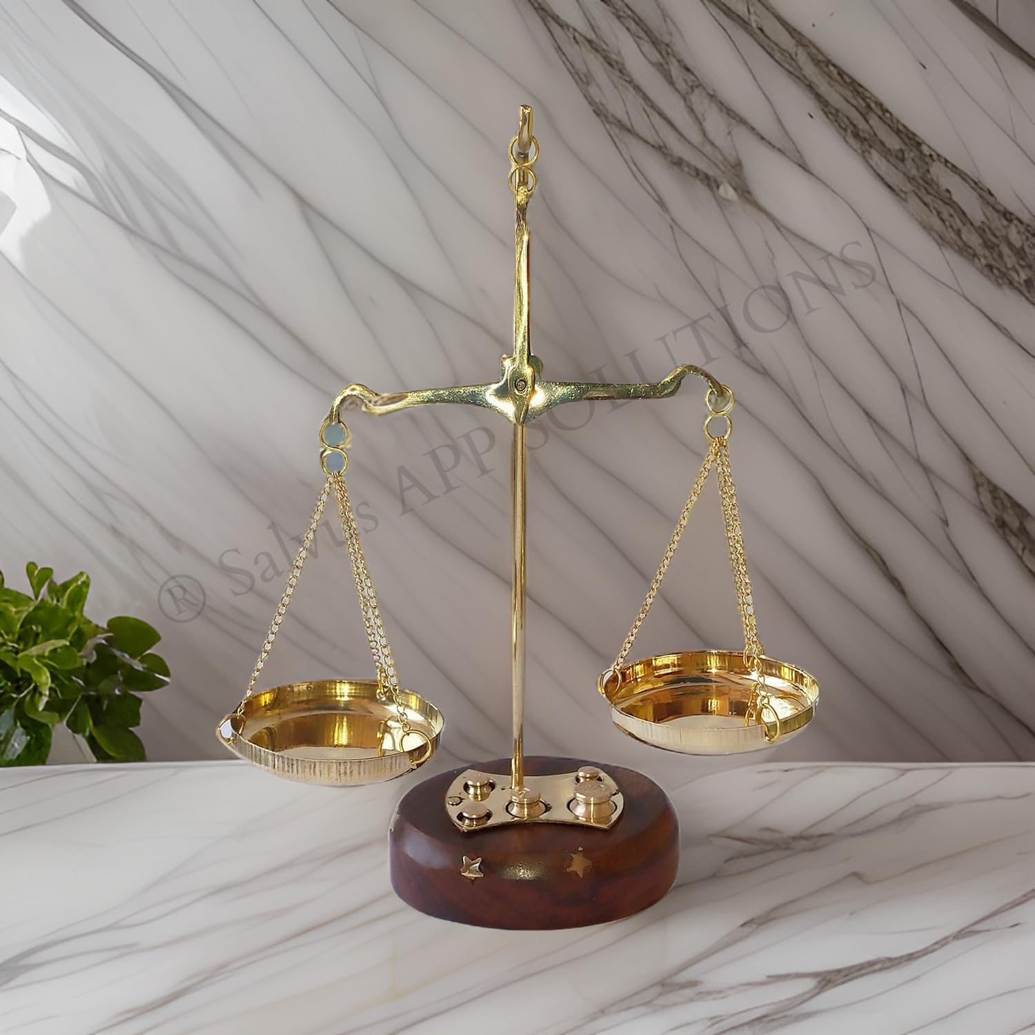 Salvus APP SOLUTIONS Traditional Brass Tarazu/Vintage Weighing Machine ...
