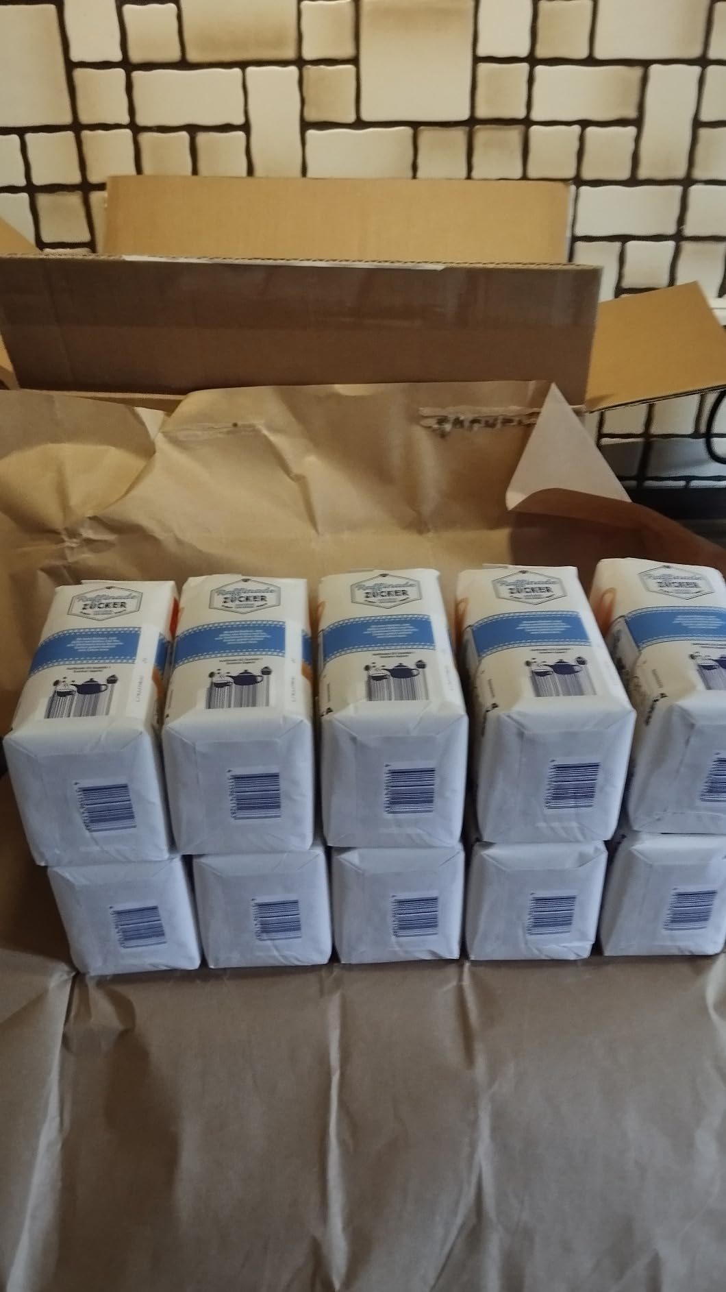 Gut&Günstig 10x Feiner Zucker Raffinade je 1kg Packung [10kg] : Amazon ...