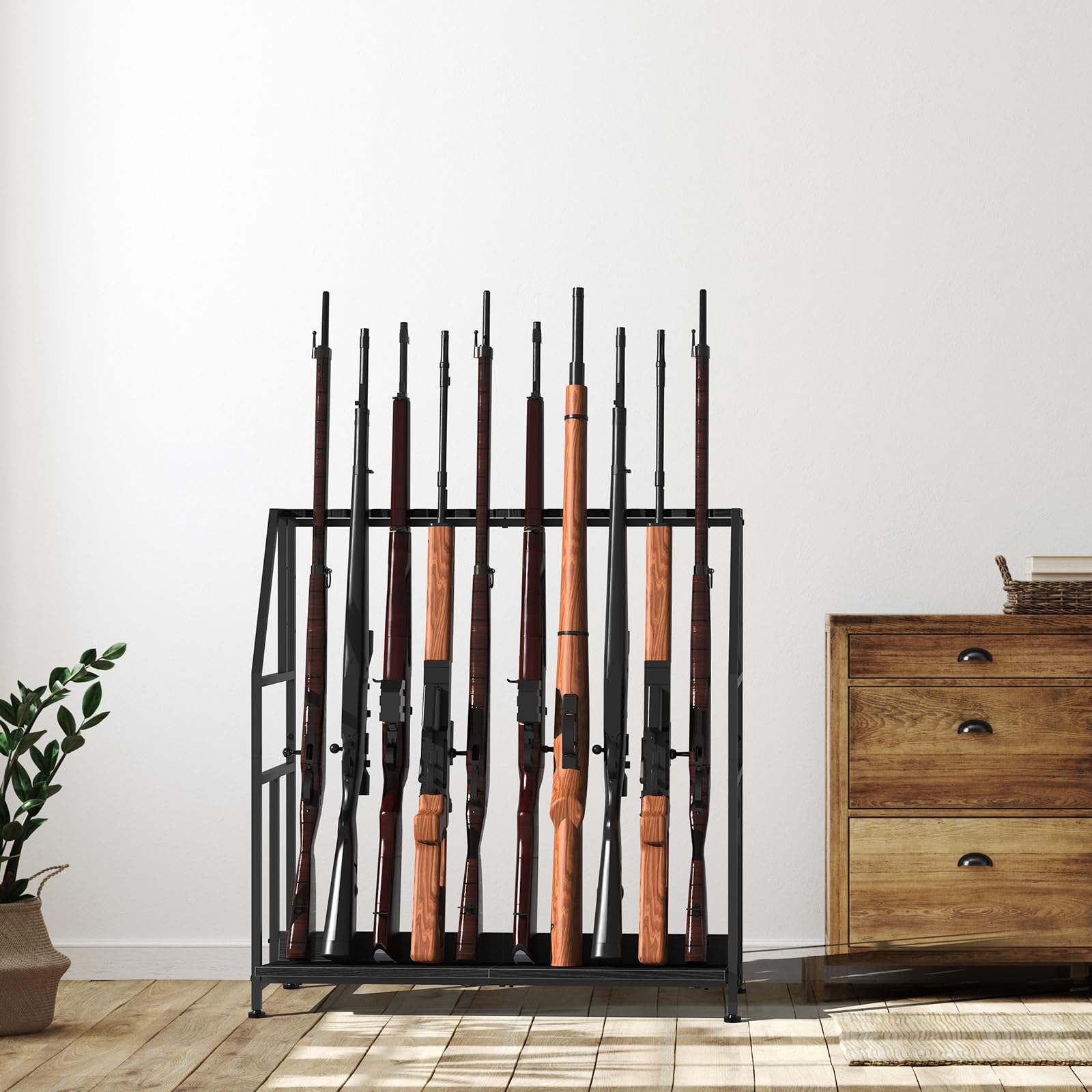 Snapklik.com : Gun Racks,Wooden Indoor Rifle Racks,Floor Standing ...