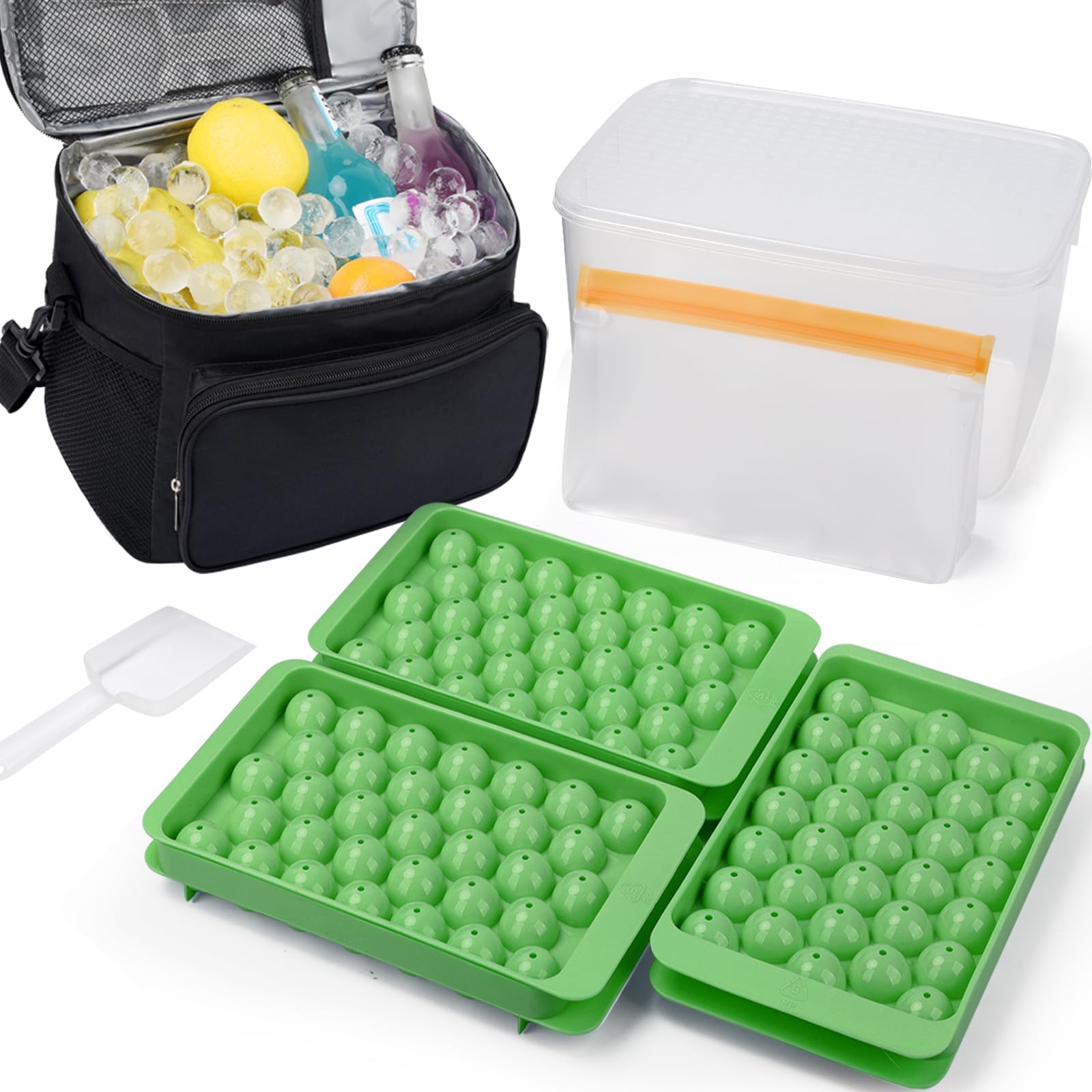 Amazon.com: Round Ice Cube Trays for Freezer,1"x33 PCS Round Ice Cube ...