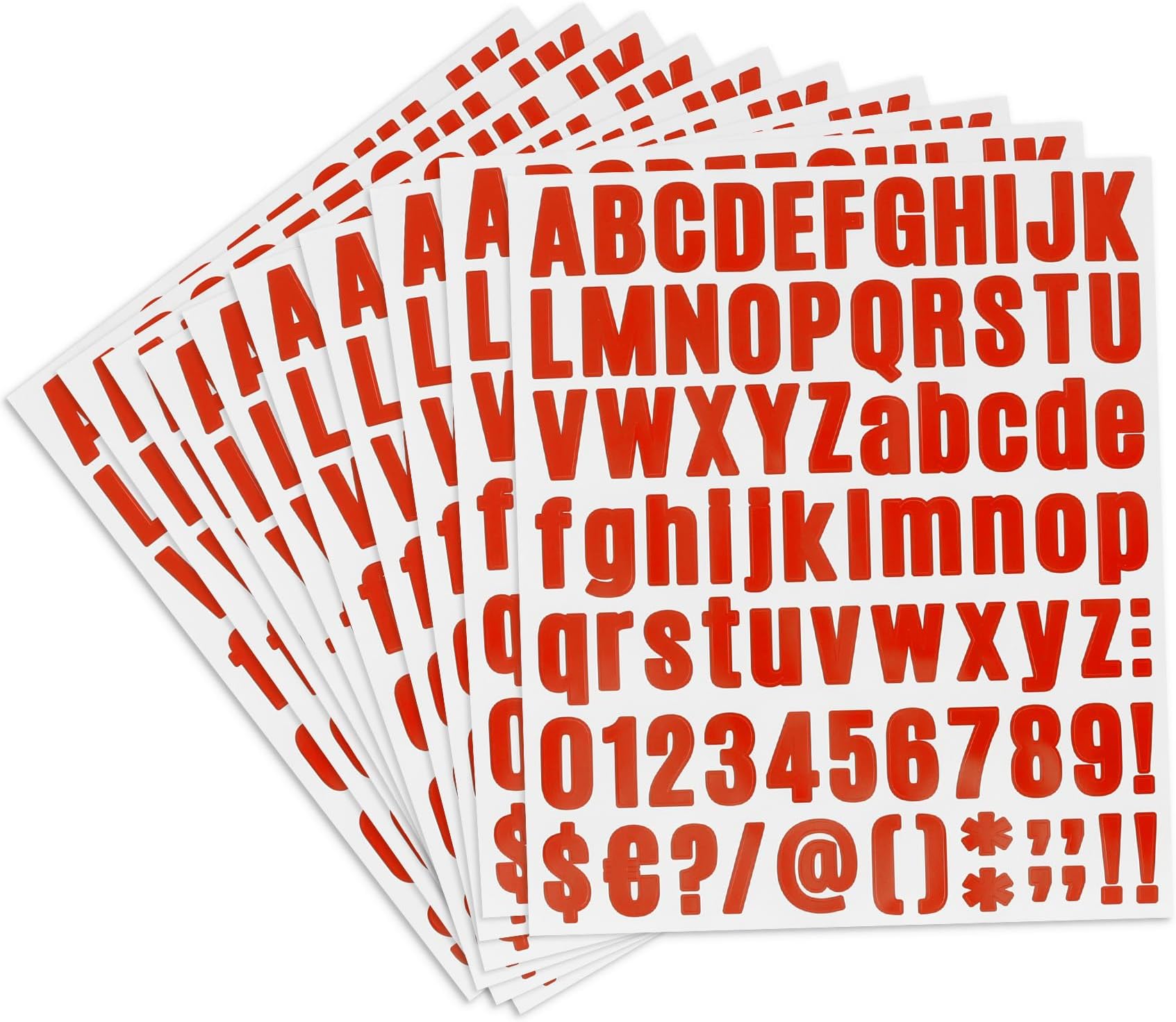 Amazon.com: Letter Stickers, Alphabet Stickers, 10 Sheets Vinyl Letters ...