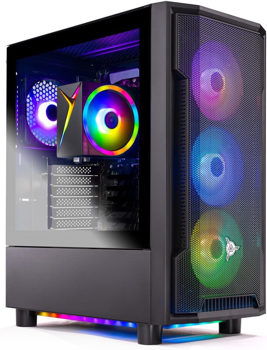 Amazon.com: Skytech Gaming Shadow Gaming PC, AMD Ryzen 5 8600G 4.3GHz ...