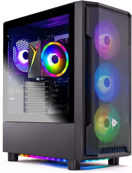 Amazon.com: Skytech Gaming Shadow Gaming PC, AMD Ryzen 5 5600GT 3.6GHz ...