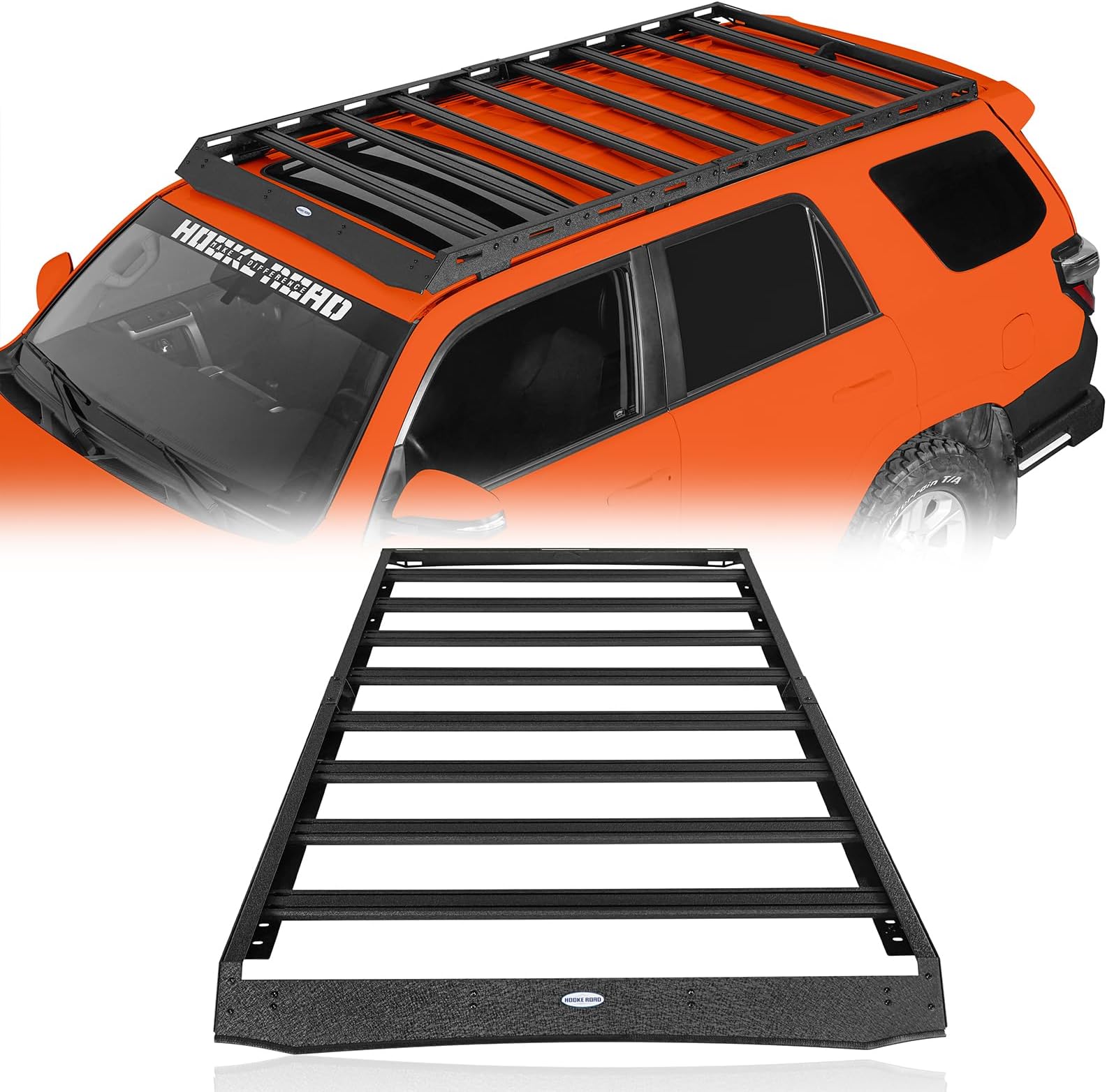 Amazon.com: Hooke Road 4Runner Overland Roof Rack Cross Bars Cargo ...