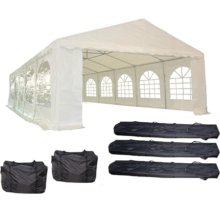 Amazon.com : DELTA Canopies Party Tent White,Commercial Fire Retardant ...