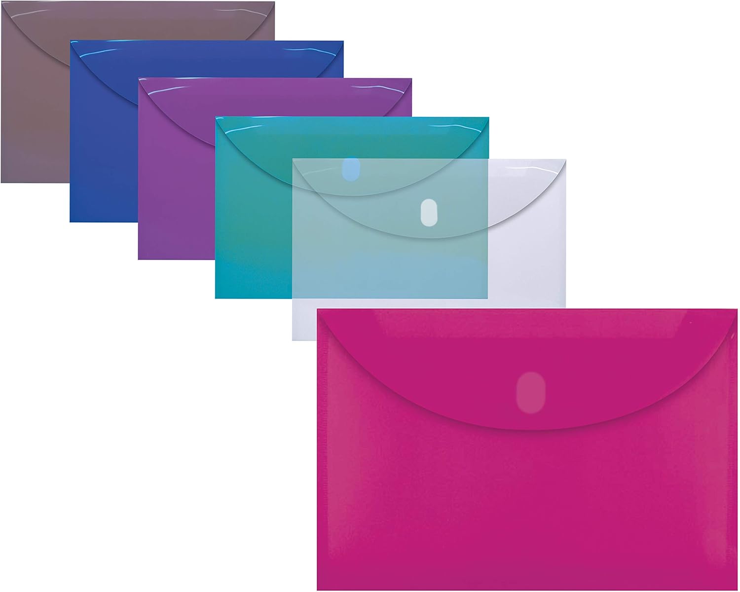 Amazon.com : 36 Plastic Reusable Envelopes, Extra Large A4 Size ...