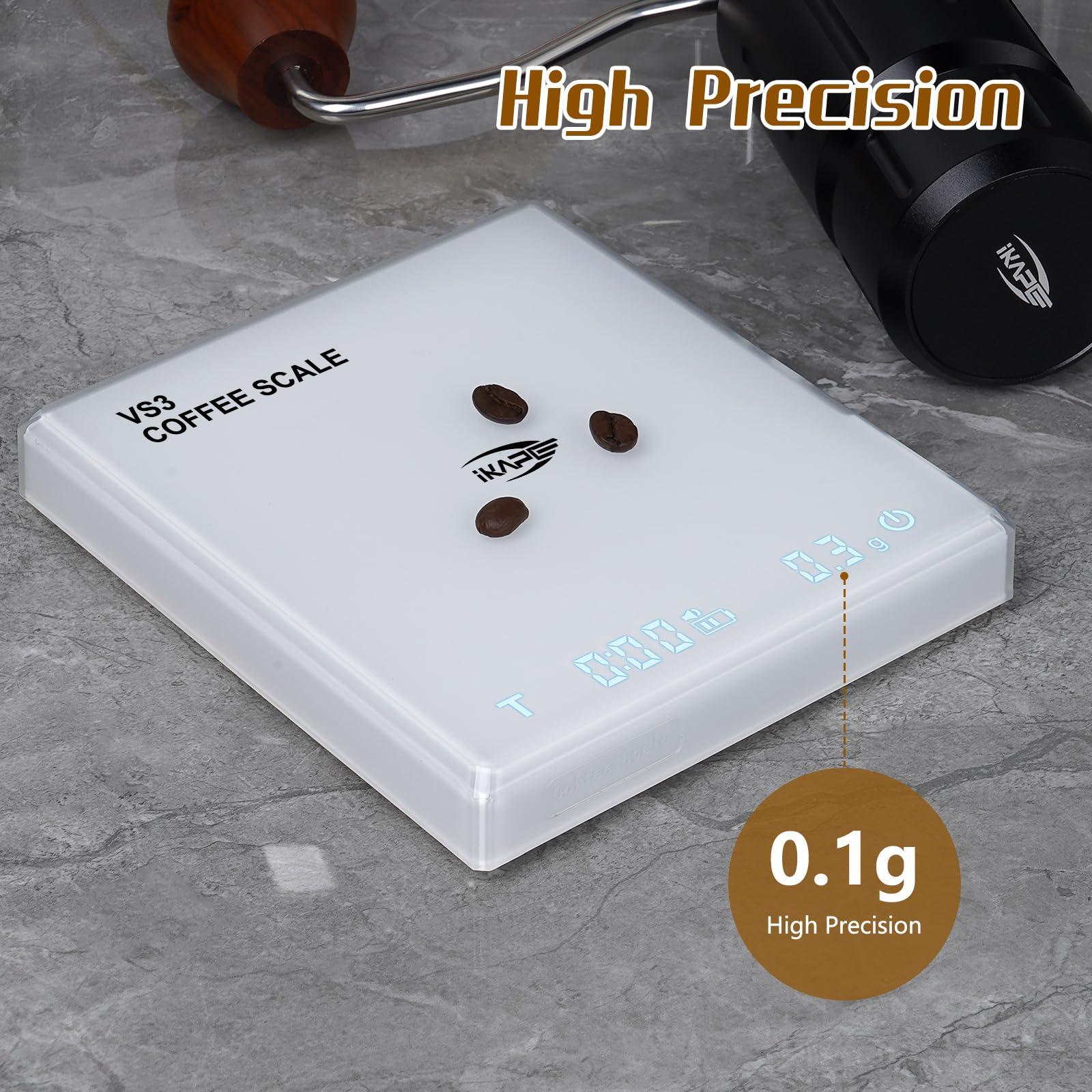 Snapklik.com : IKAPE Digital Coffee Scale