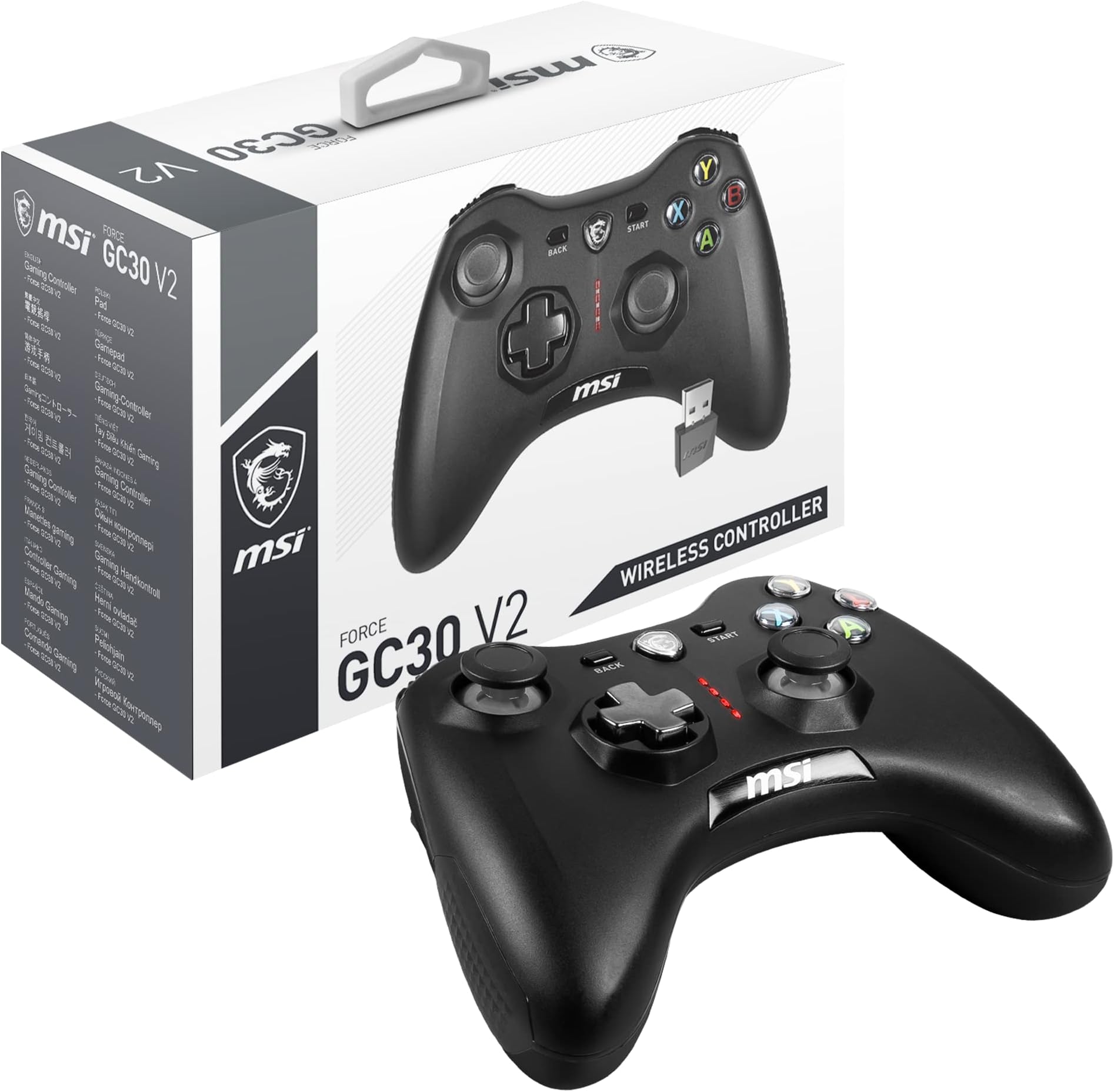 Logitech F710 kabelloses Gamepad, Spiele-Controller mit Konsolenartigem ...