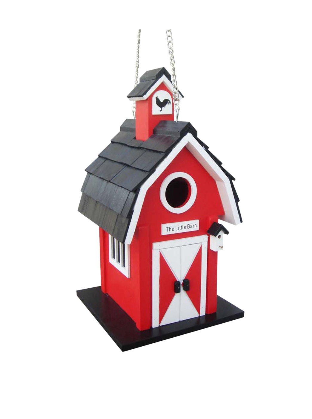 Amazon.com : Home Bazaar Barn Birdhouse, Red : Bird Houses : Patio ...