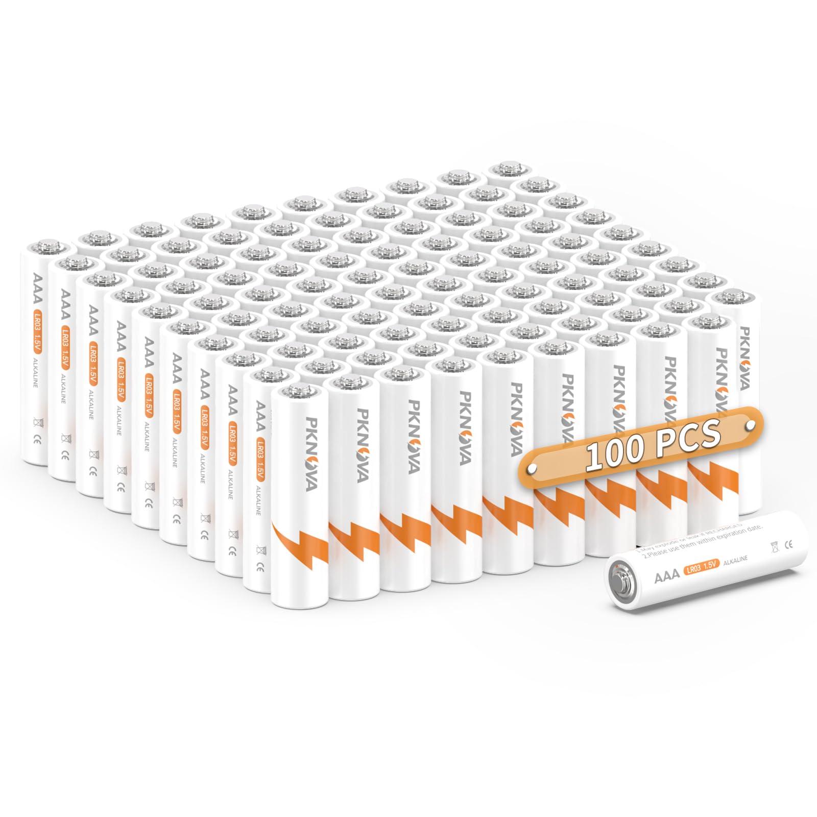 Snapklik.com : 100 Pack AAA Batteries,Triple A Batteries, Alkaline 1.5v ...