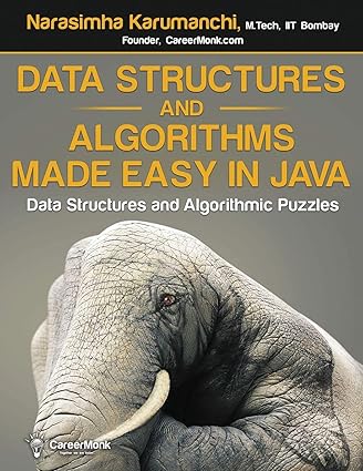 Data Structures and Algorithms Made Easy in Java : Narasimha Karumanchi: Amazon.in: Books