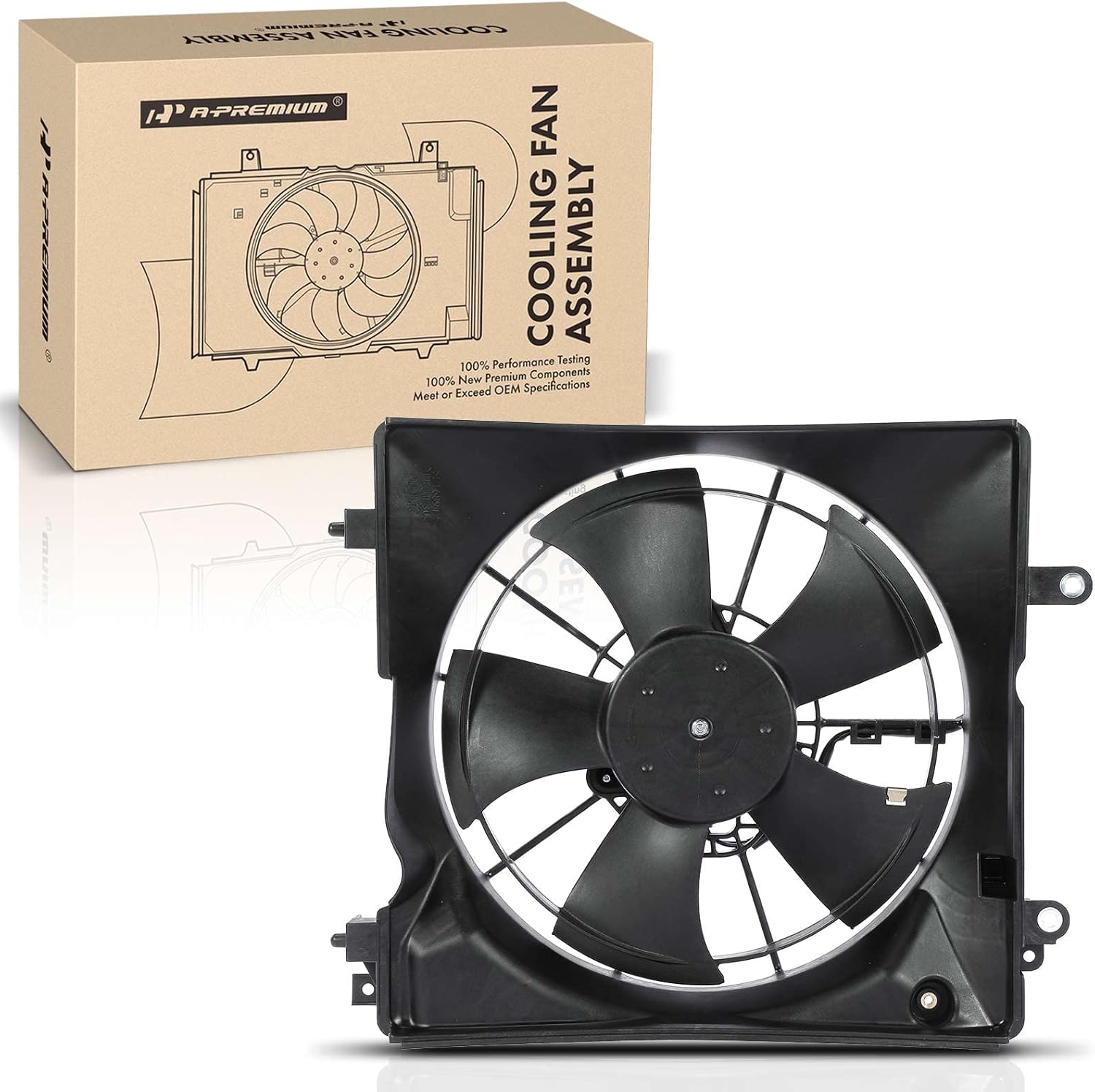 Amazon.com: A-Premium Left Engine Radiator Cooling Fan Assembly ...