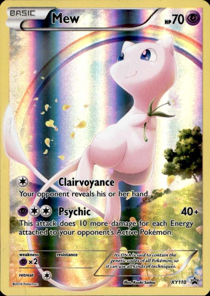 Amazon.com: Pokemon - Mew (XY110) - XY Black Star Promos - Holo : Toys ...