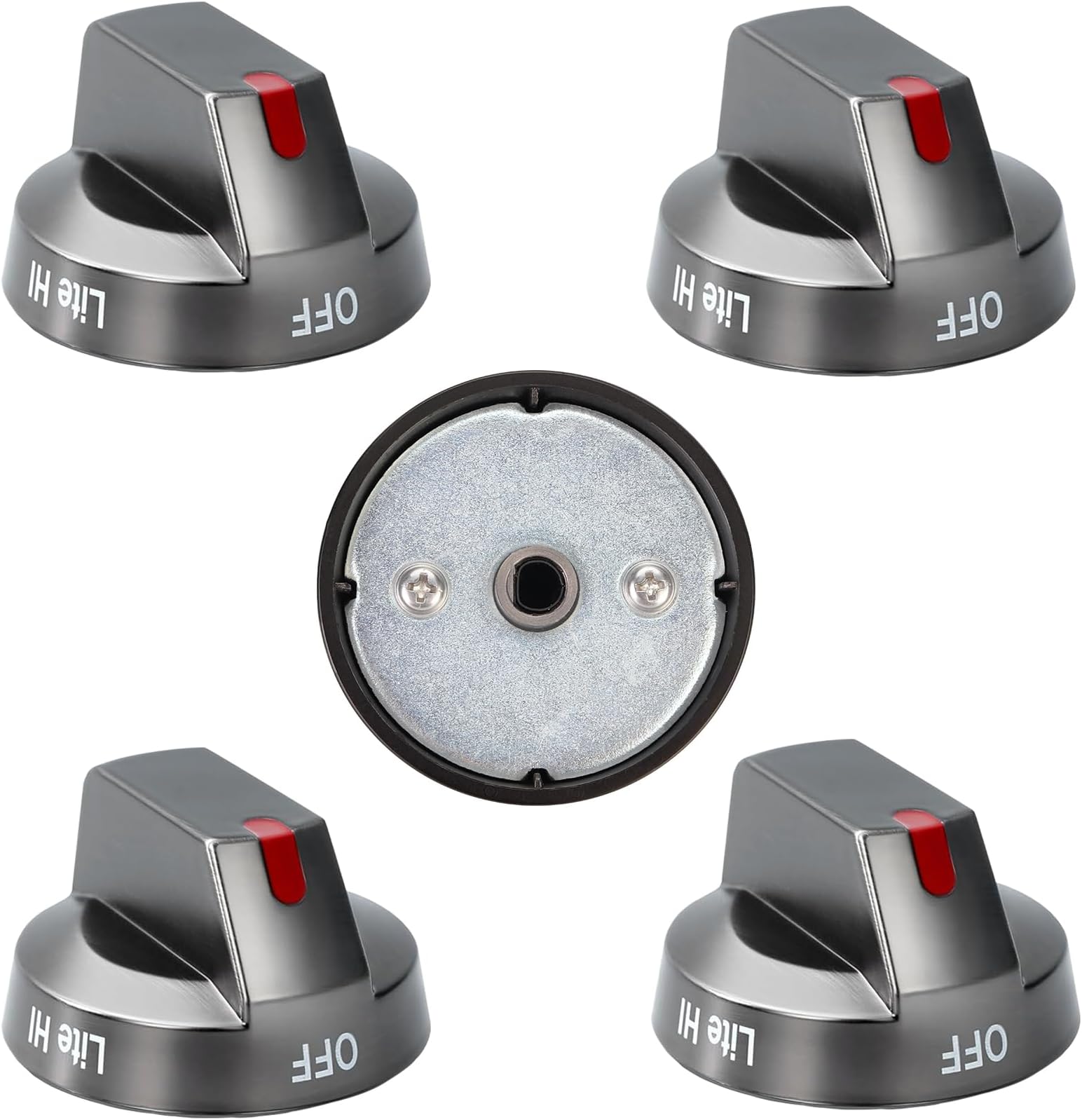 Amazon.com: Upgraded OEM DG94-04167 (pack of 5) Gas Stove Knobs for ...