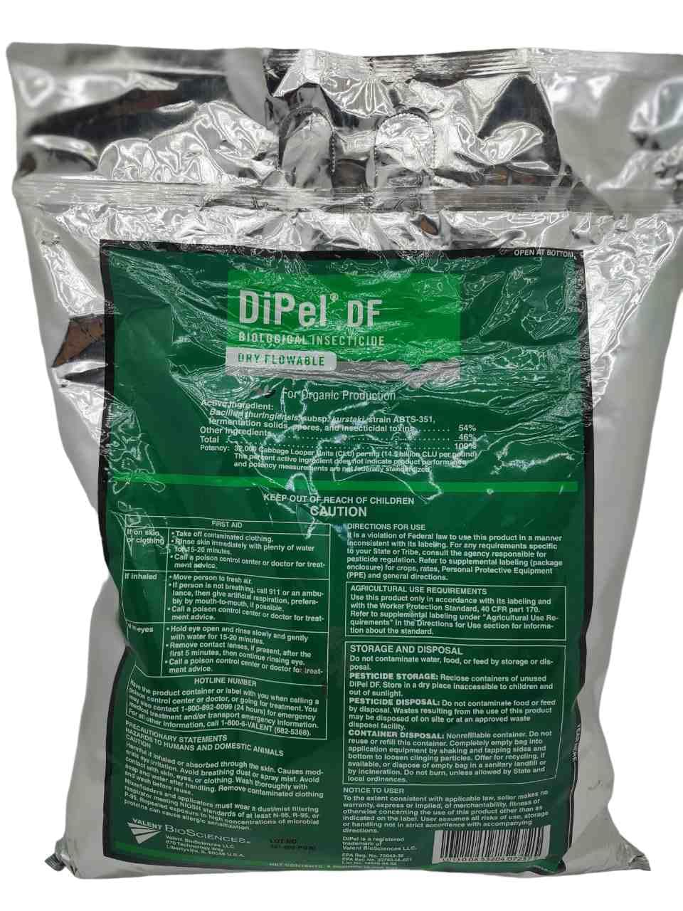 Amazon.com: DiPel Biological Insecticide DF 5lb Bag : Patio, Lawn & Garden
