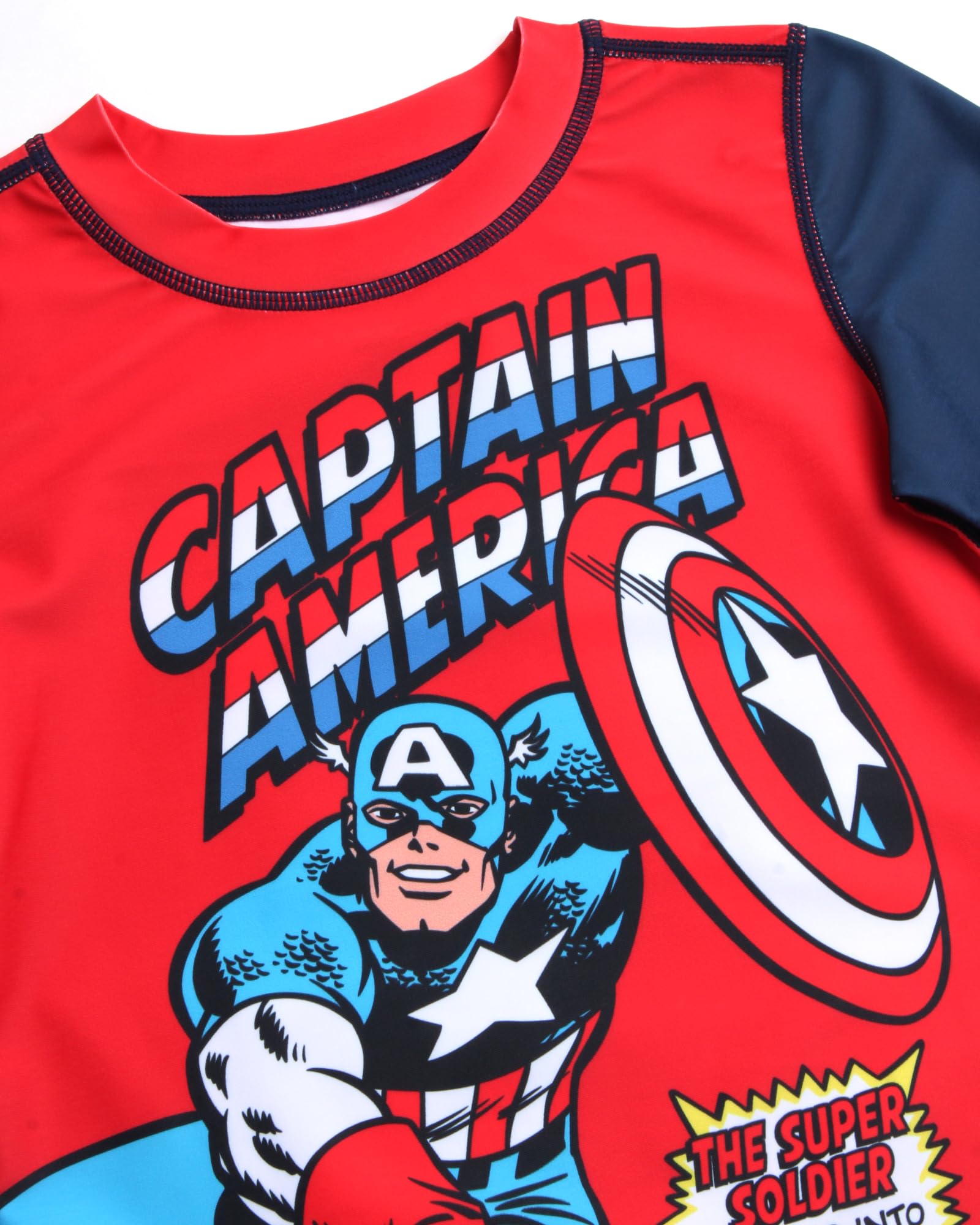 Snapklik.com : Marvel Boys Rash Guard Set - UPF 50 Avengers Short ...