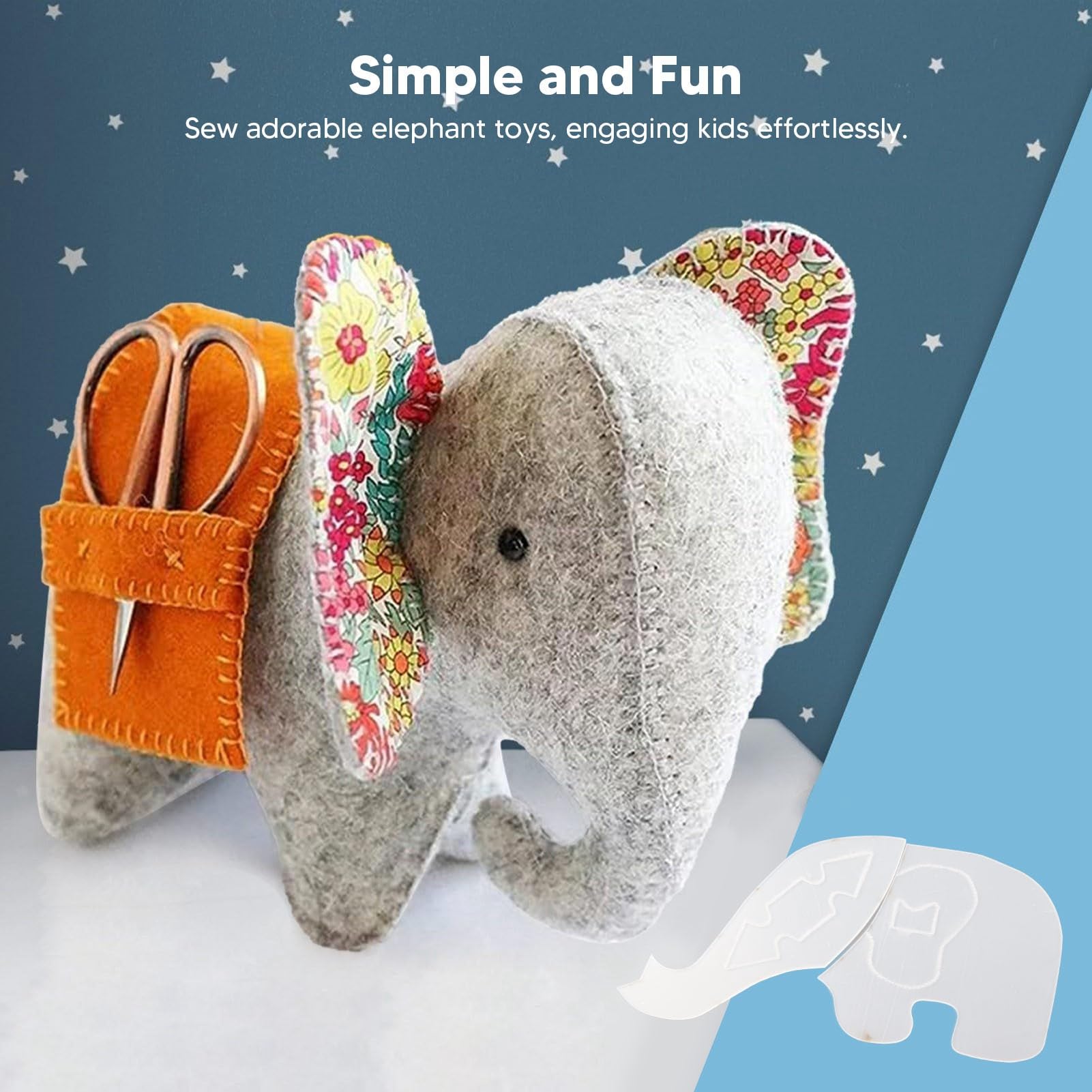 Elephant Sewing Pattern Easy