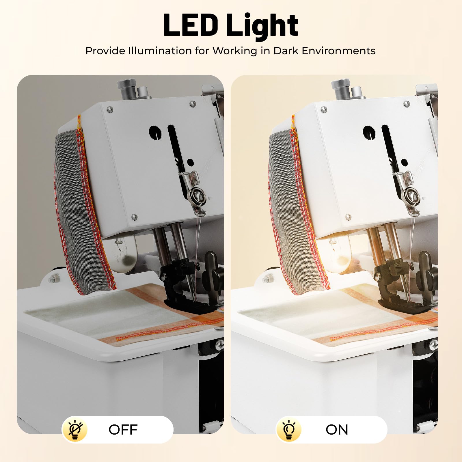 Hemming Machine For Sweaters 4 Thread Overlock , 1200 Stitches/Min ...