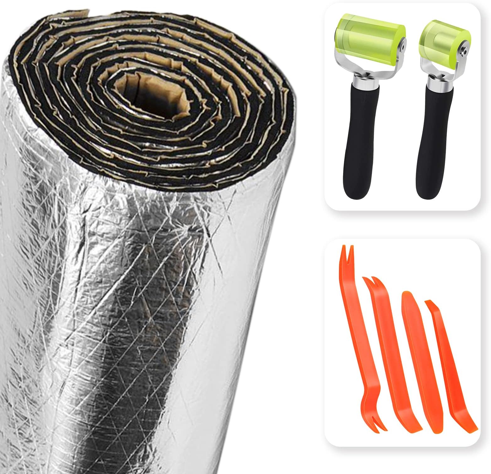 Amazon.com: Car Heat Sound Deadening Insulation Mat, - 197 Mil 21.6 ...