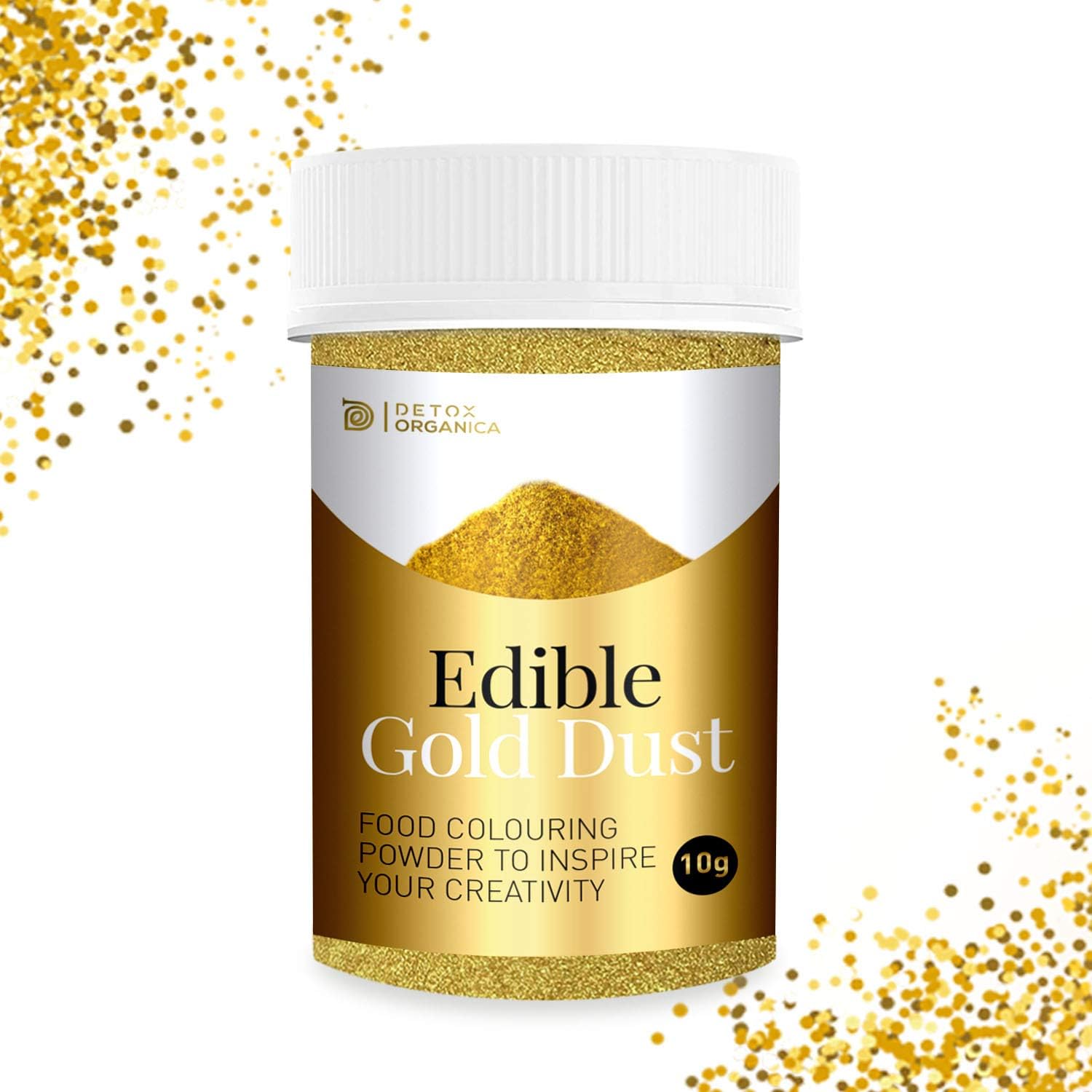 Gold Dust Edible Glitter 10g - Edible Cake Decorations - Edible Gold ...