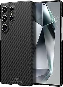 Amazon.com: X-level Design for Samsung Galaxy S25 Ultra Case,Slim Flexible Carbon Fiber Case ...