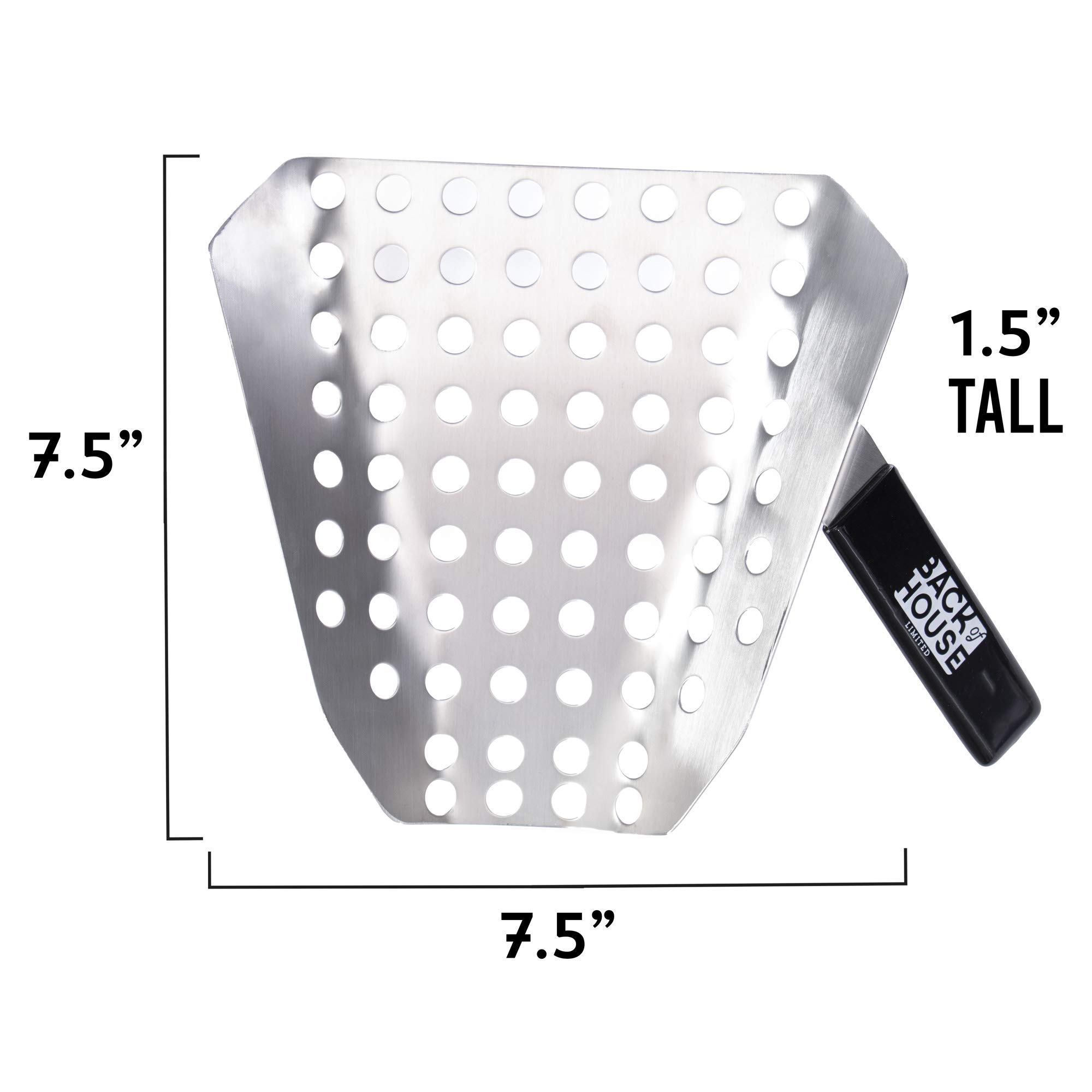 Snapklik.com : Popcorn Speed Scoop Perforated Stainless Steel Quick ...