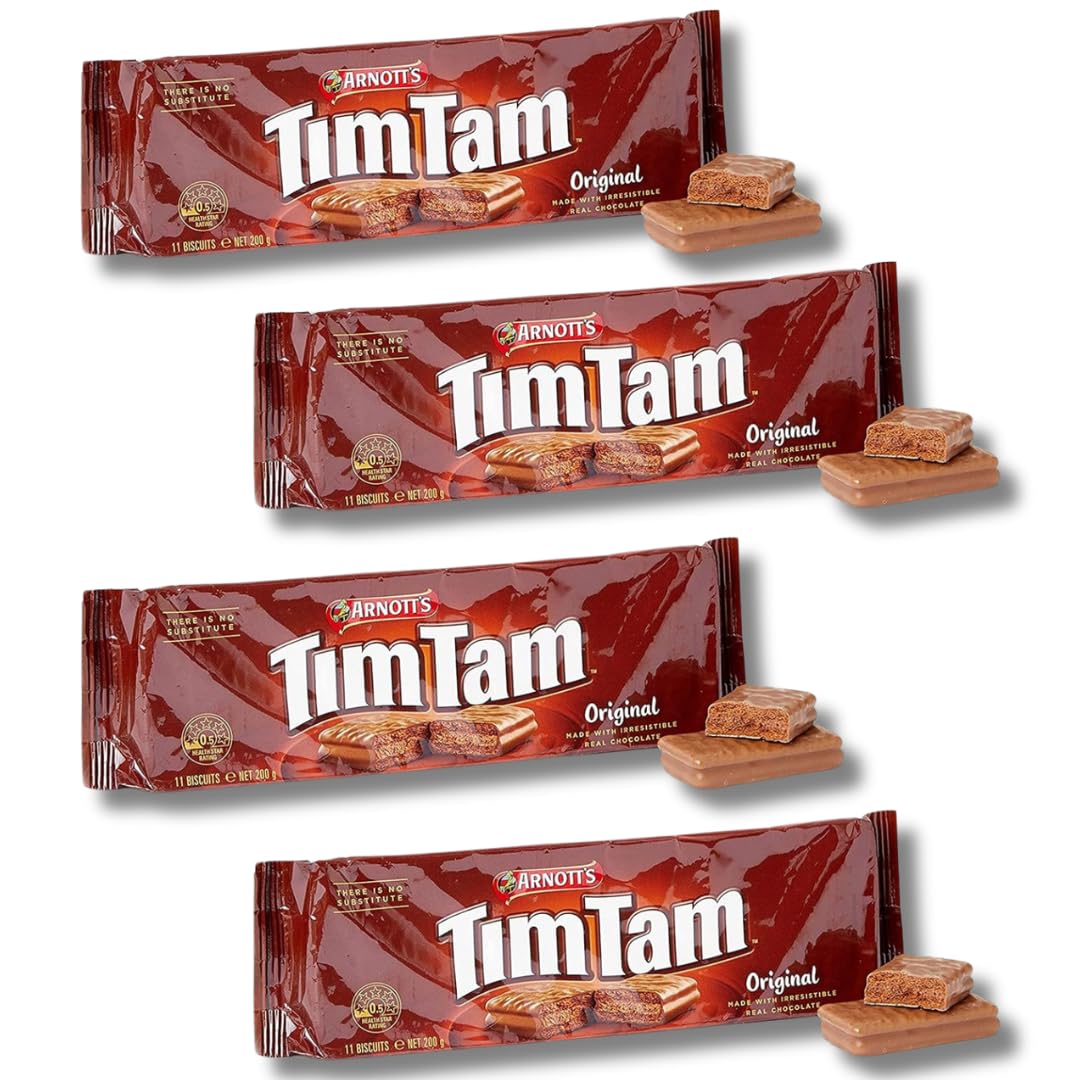 Amazon.com: Arnot's Tim Tum Original Australian Chocolate Biscuits (4 ...