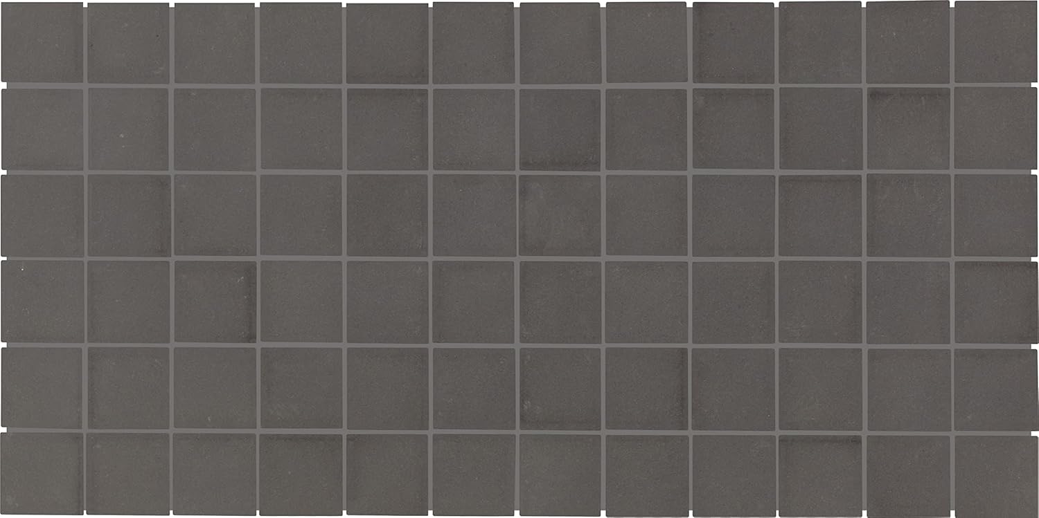 Daltile Keystones 2" x 2" Porcelain Mosaic in Matte Black for Floors ...