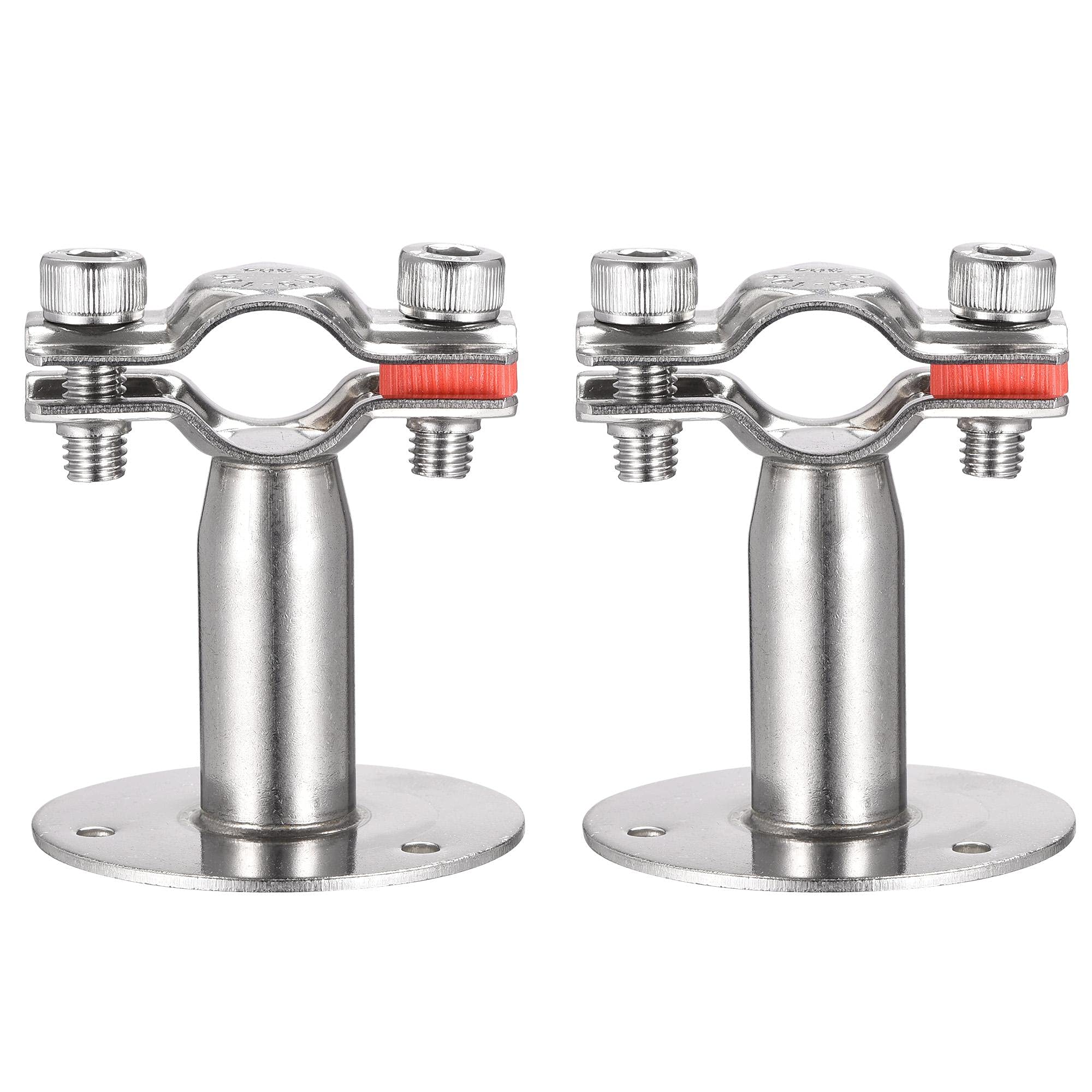 sourcing map Wall Mount Ceiling Mount Pipe Support, 304 Stainless Steel ...