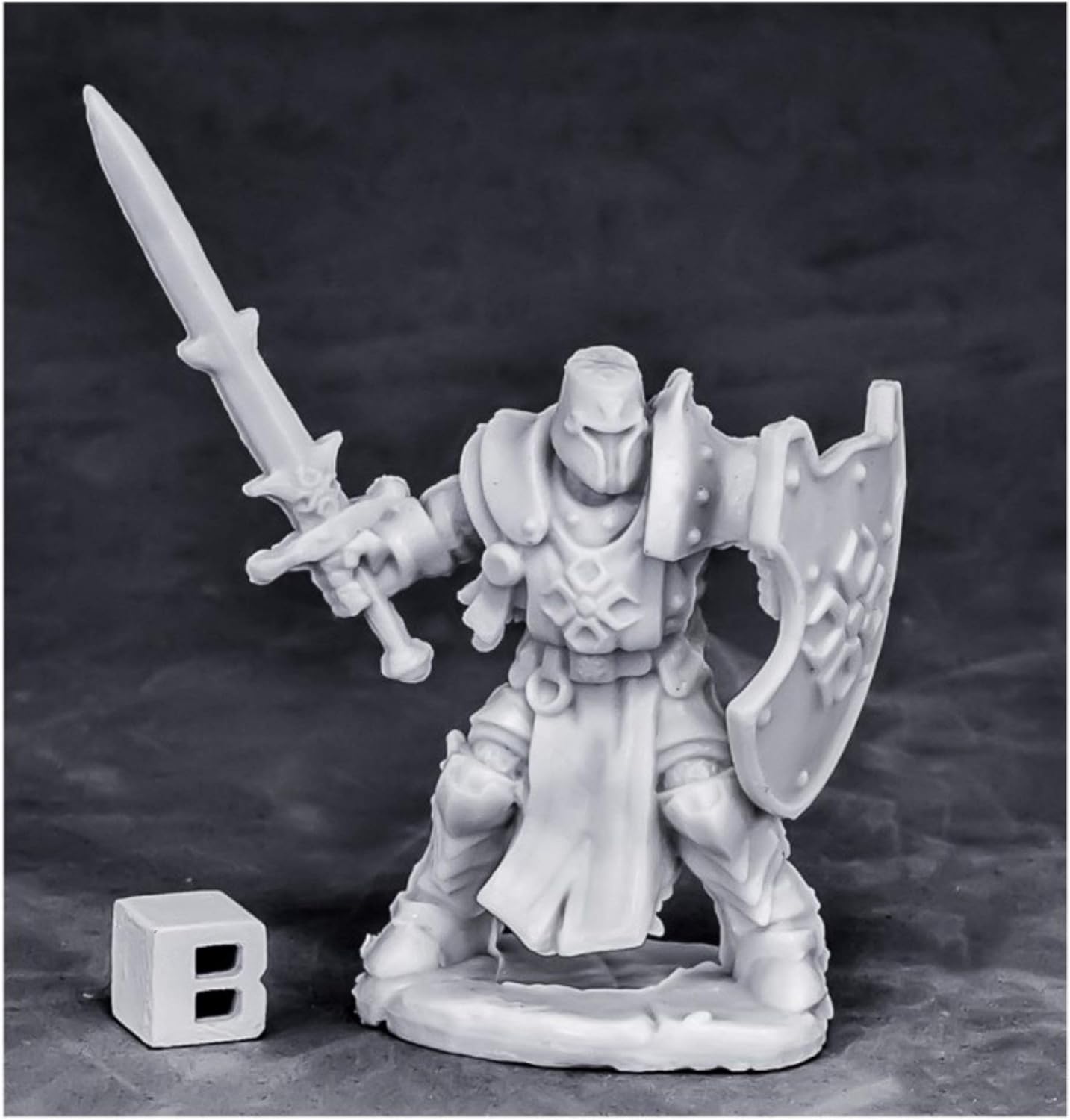 1 x Crusader Champion - Reaper Bones Figurine pour Jeux de Roles ...