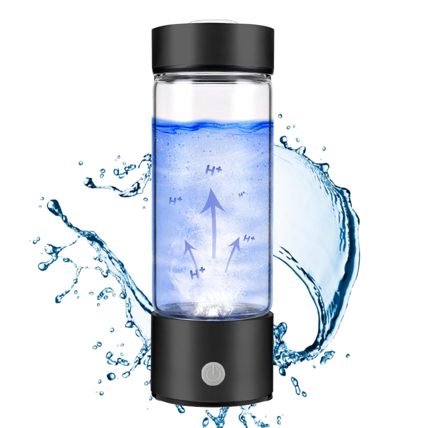 420ml Hydrogen Water Bottle Portable Hydrogen Water Ionizer Machine USB ...