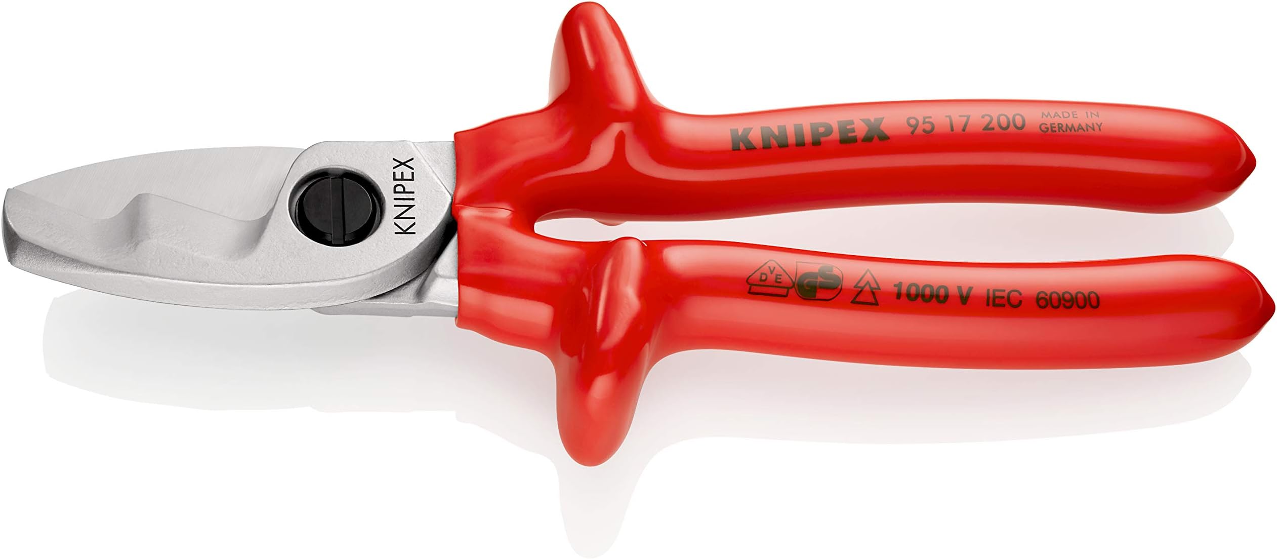 Knipex 95 12 200 Cable Shears 7,87" with soft handle - Wire Cutters ...
