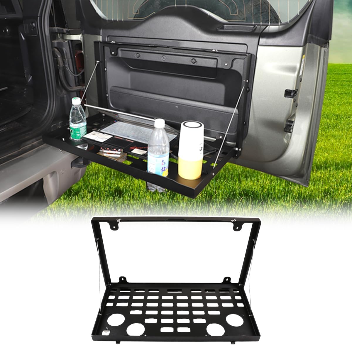 Amazon.com: JONKOKO Car Trunk Storage Basket Organizer Side Cargo Rack ...