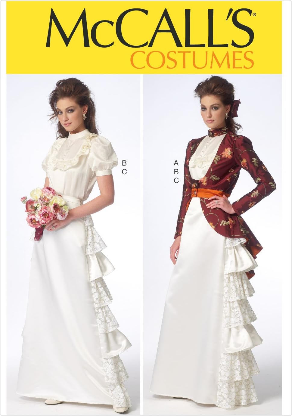 Amazon.com: McCall's Patterns M7071, Misses' Historical Costume Sewing ...